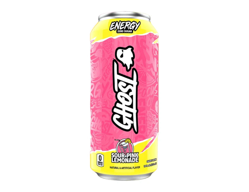 Ghost Sour Pink Lemonade Energy Drink 473ml – Candyverse